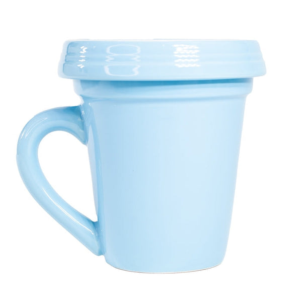 Blue Flower Pot Mug - Best Friend – Lange General Store