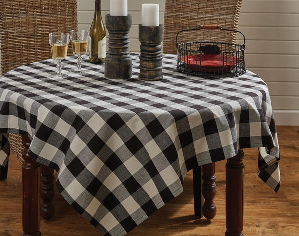Buffalo Black and White Check Table Cloth – Lange General Store