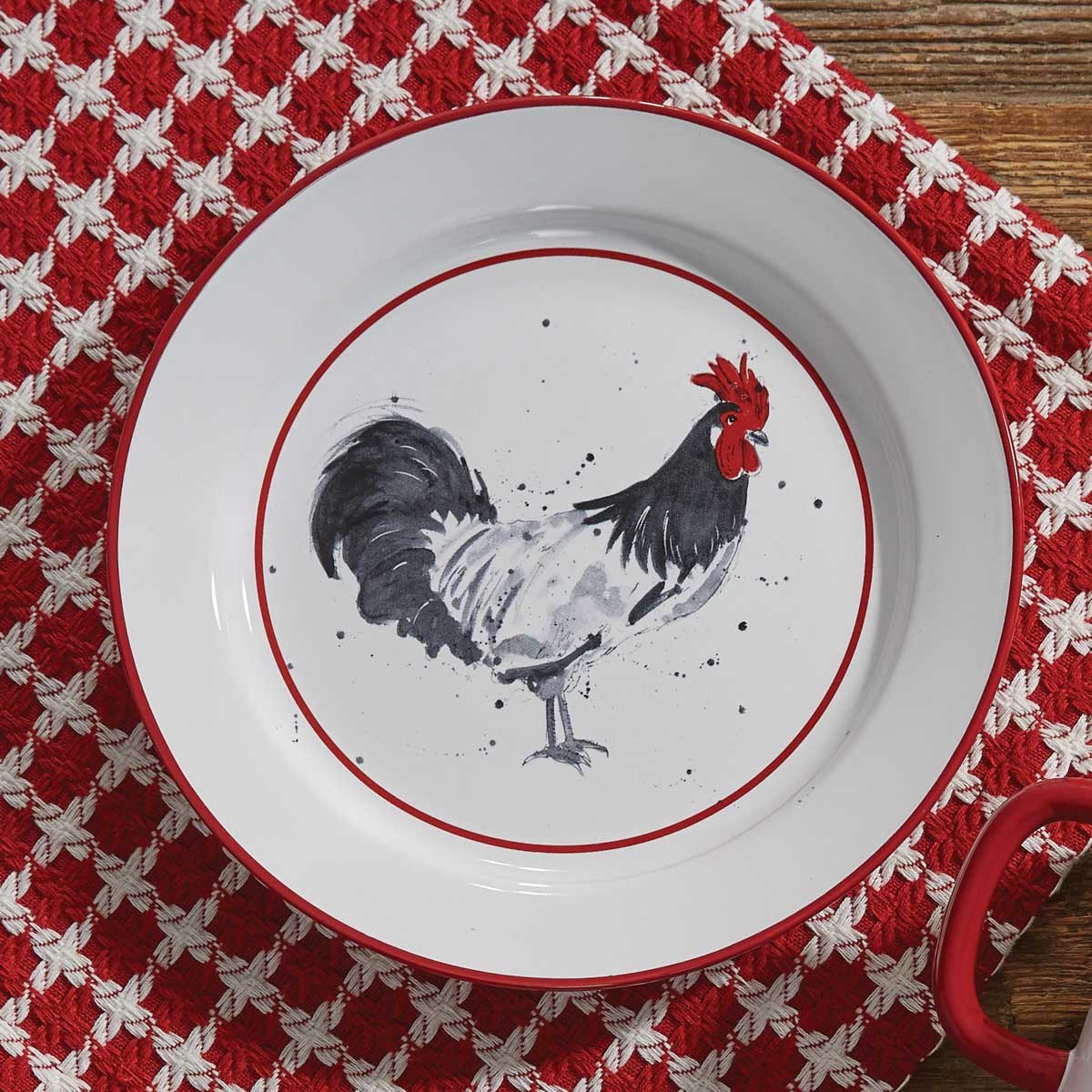 Rooster Design Dinnerware