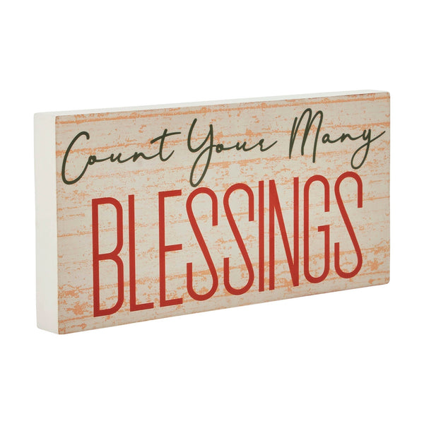 Count Your Many Blessings Sign – Lange General Store
