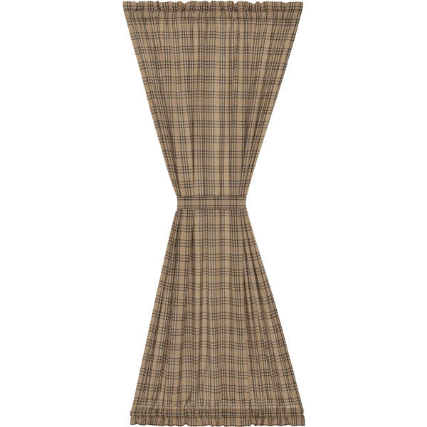 Farmstead Plaid Door Panel Curtain – Lange General Store