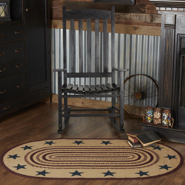 Navy Star Collection Braided Rugs – Lange General Store