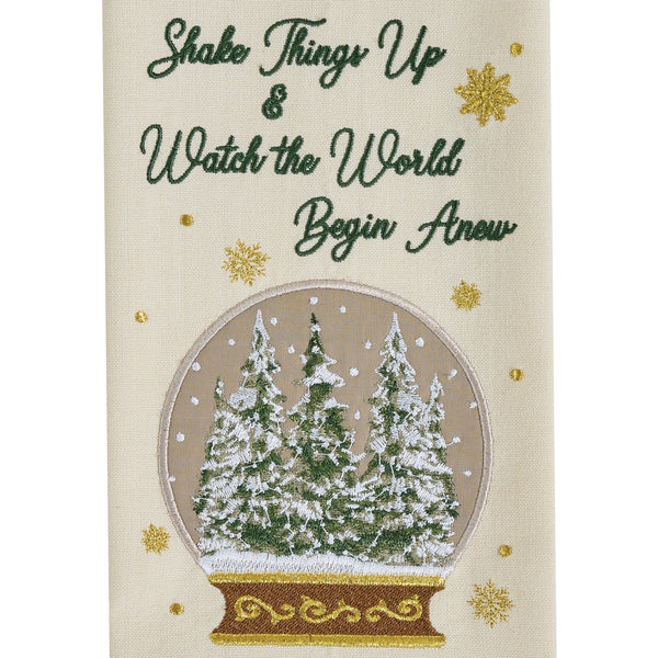 Snow Globe Shake Things Up Dishtowel – Lange General Store