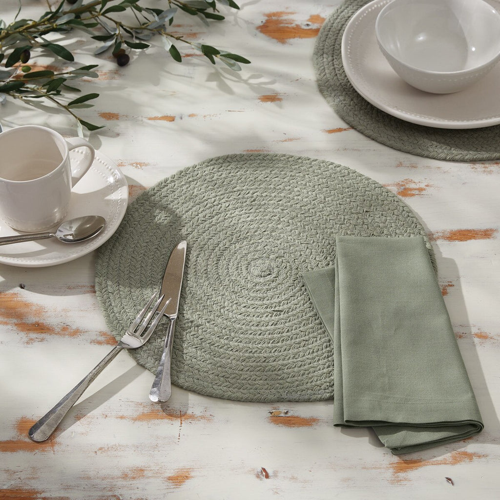 Solid Laurel Braided Placemats – Lange General Store