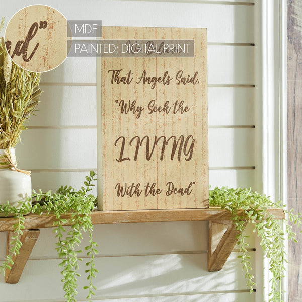 We Believe That Angels Said Wall Sign – Lange General Store