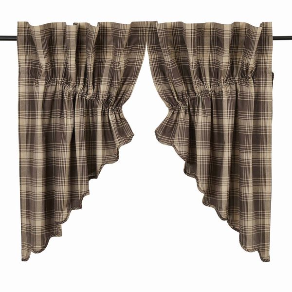 Woodland Brown Prairie Swag Curtains – Lange General Store